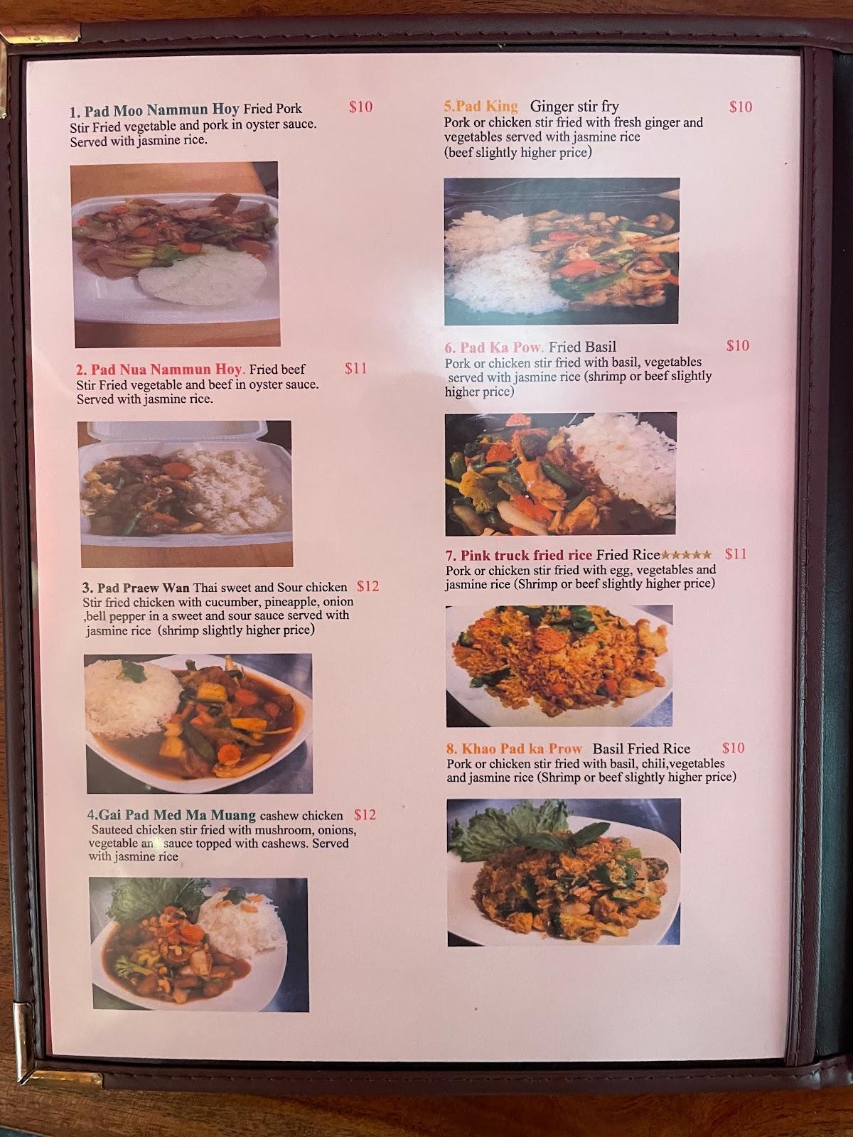 Menu at Try Thai Food Minot restaurant, Minot, S Broadway suite 4a