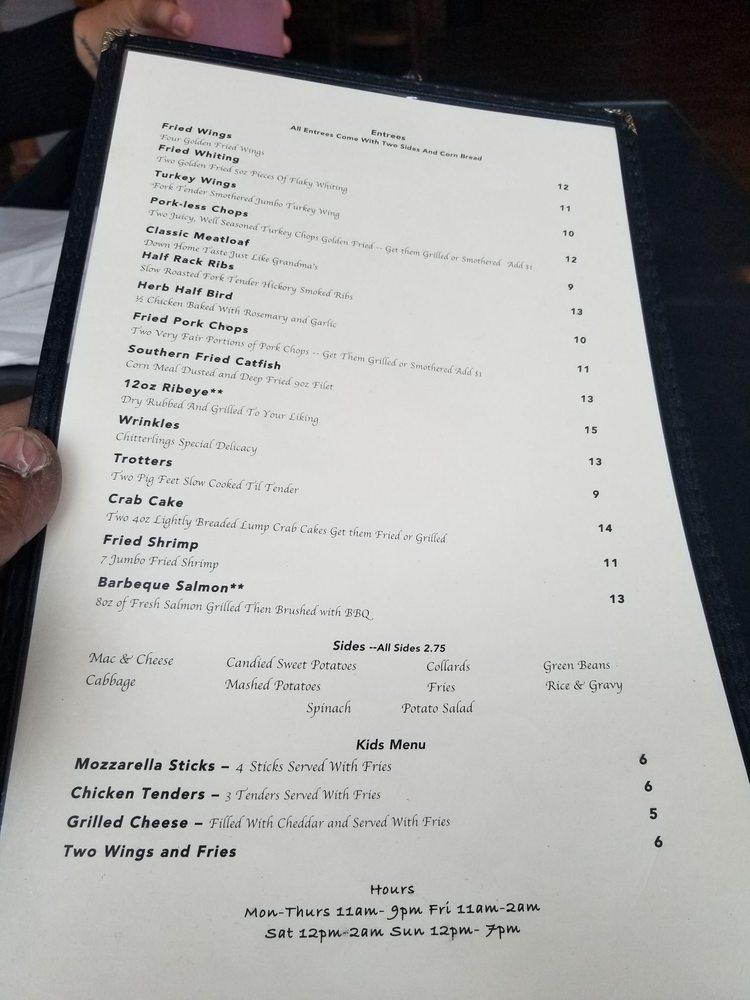 Menu at District pub & bar, Portsmouth