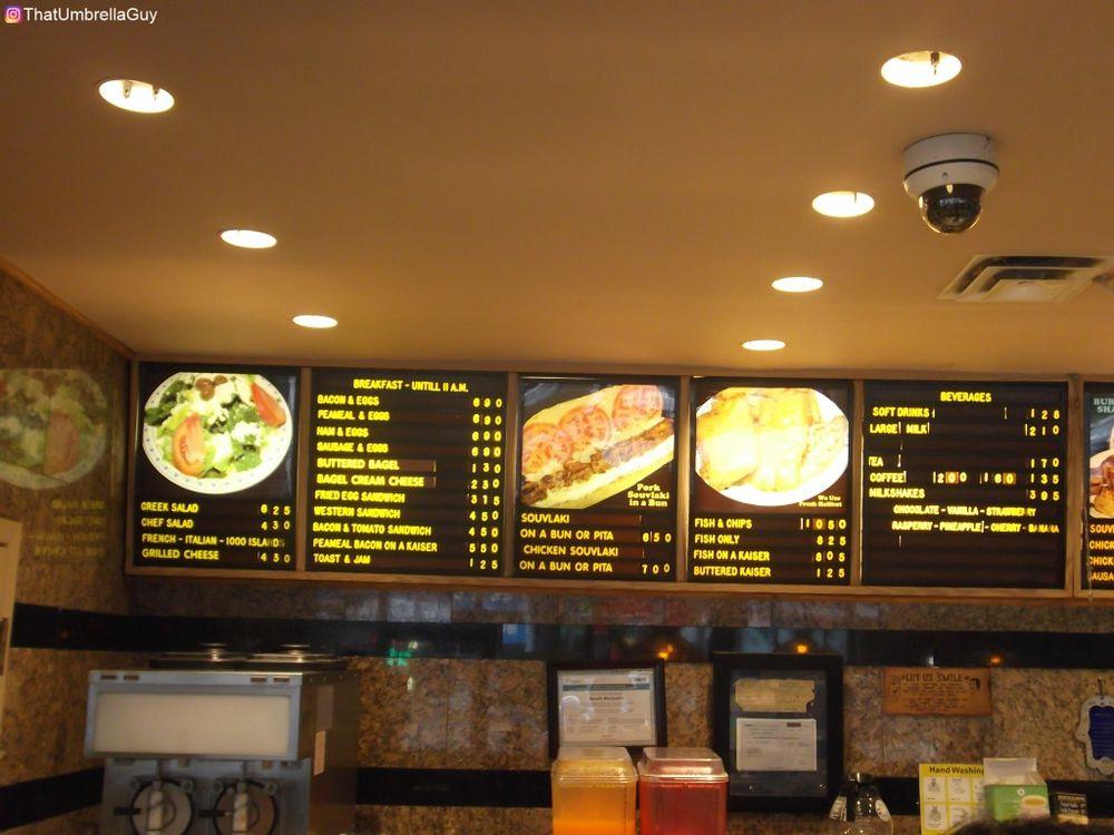 Menu at The Burger Shack restaurant, Toronto