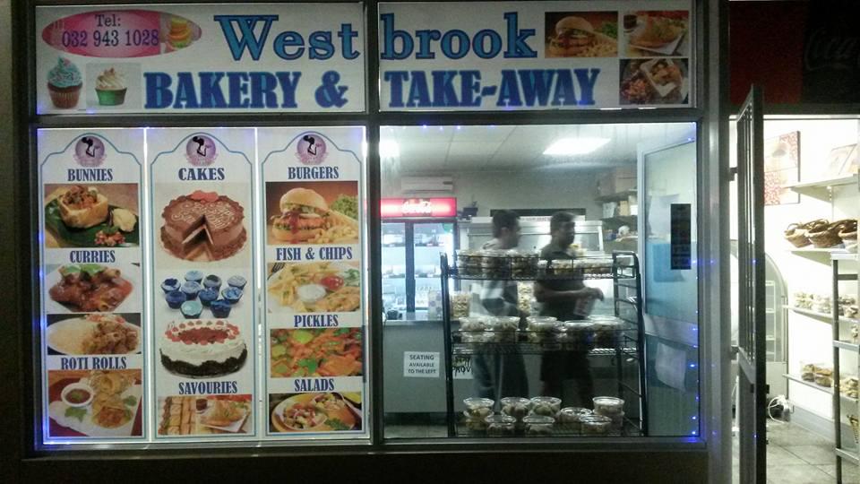 Menu at Westbrook Bakery & Take-Away, Tongaat