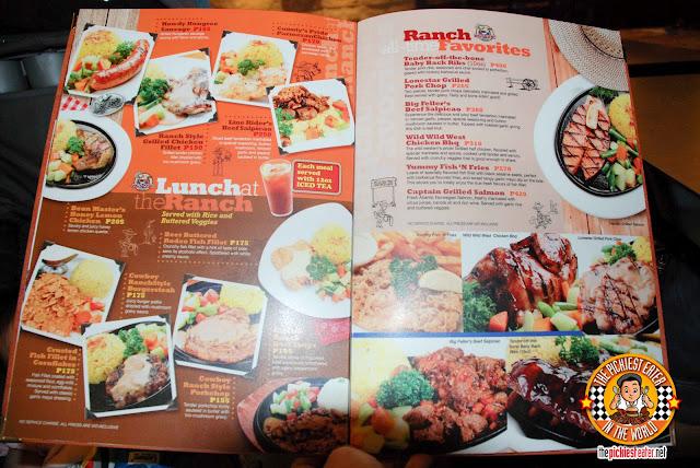 Menu at Holy Cow restaurant, Pasay, GXMJ+HR3