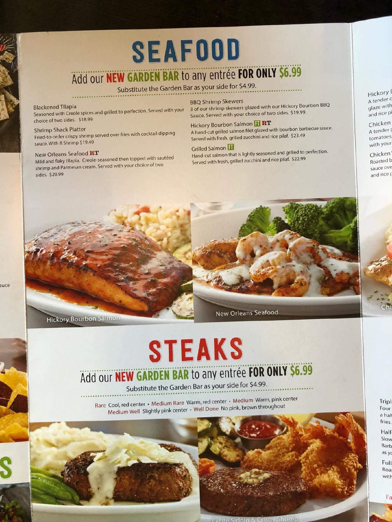 Menu at Ruby Tuesday Hawaii pub & bar, Honolulu, Moanalua Center