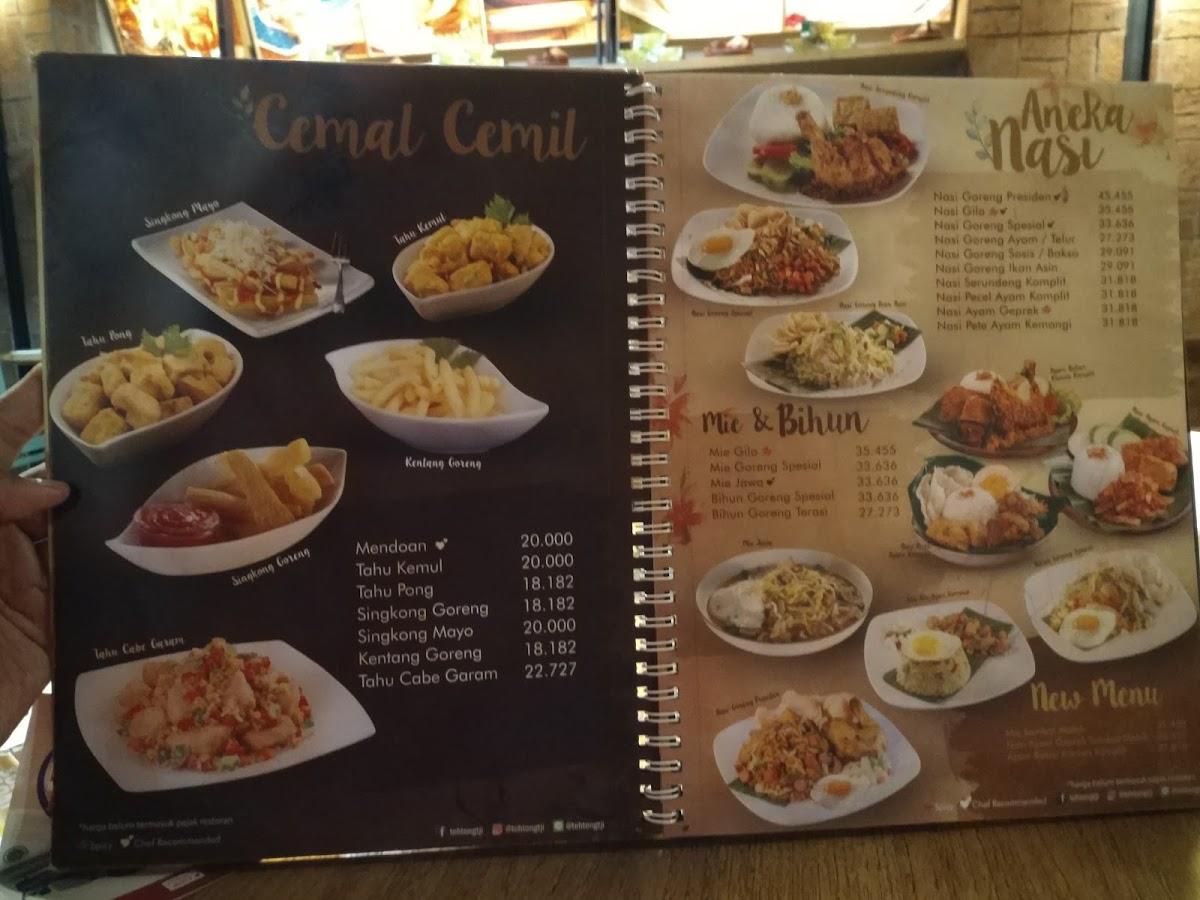 Menu at Tong Tji Tea House Mall Balekota restaurant, Tangerang