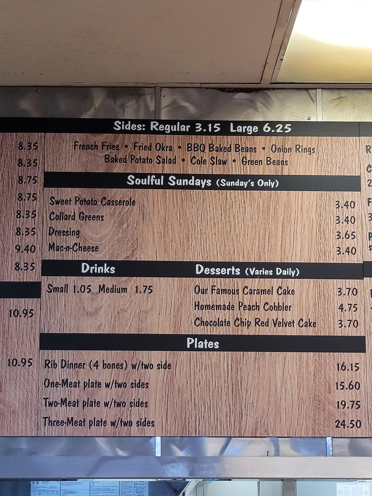 Menu at Cornish Smokehouse pub & bar, Oklahoma City, 801 SW 119th St