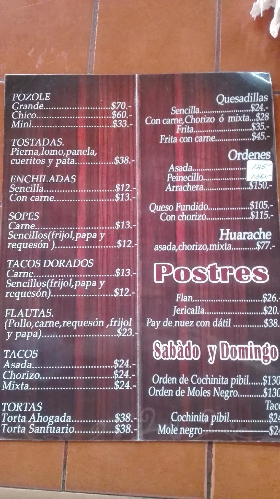 Menu at RESTAURANT DON PACO, Zapopan, Av. Nicolás Copérnico 3673