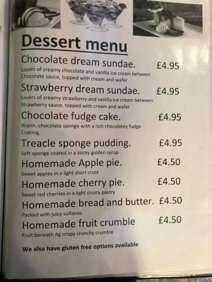 Menu at The Somerset Arms pub & bar, England, Mitchel Troy