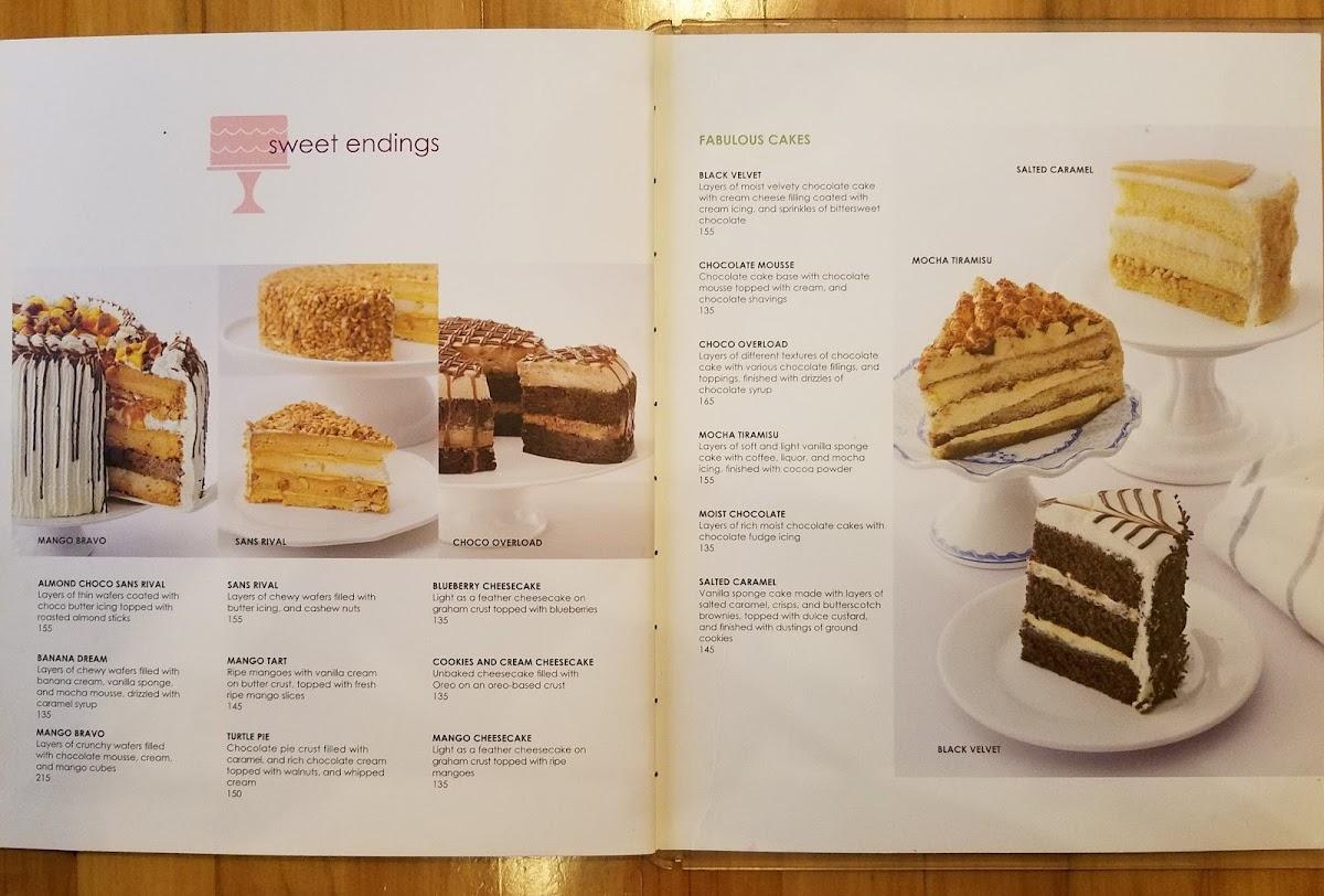 Menu at Conti's Bakeshop and Restaurant, Quezon City, 255 Katipunan Ave