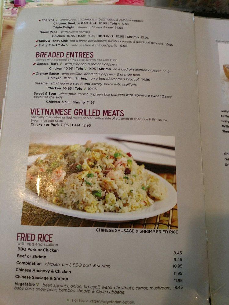 Menu at Hop Tung Vietnamese Chinese Restaurant, McAllen