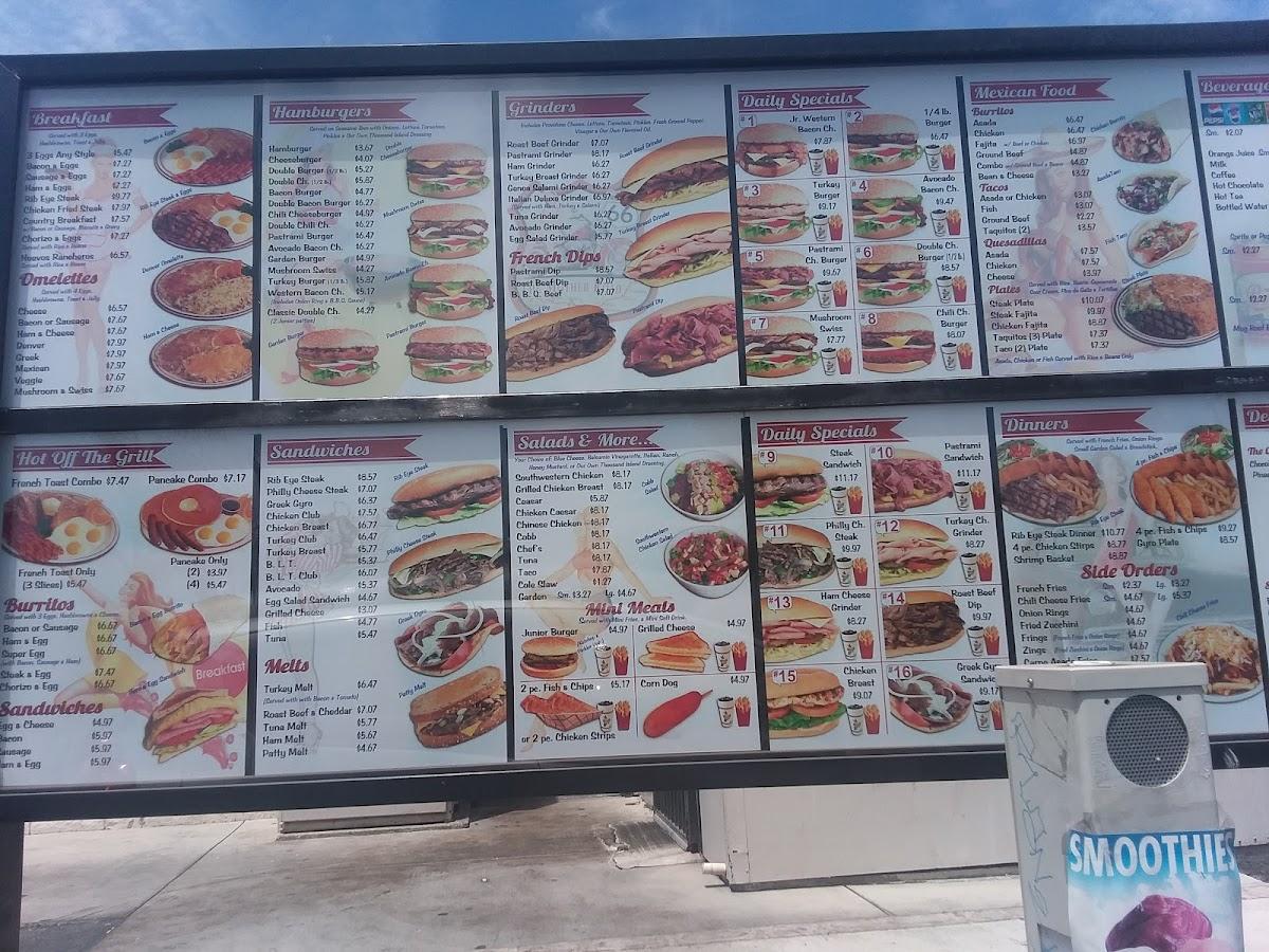 Menu at Connal's Burgers Salads & Subs restaurant, Upland