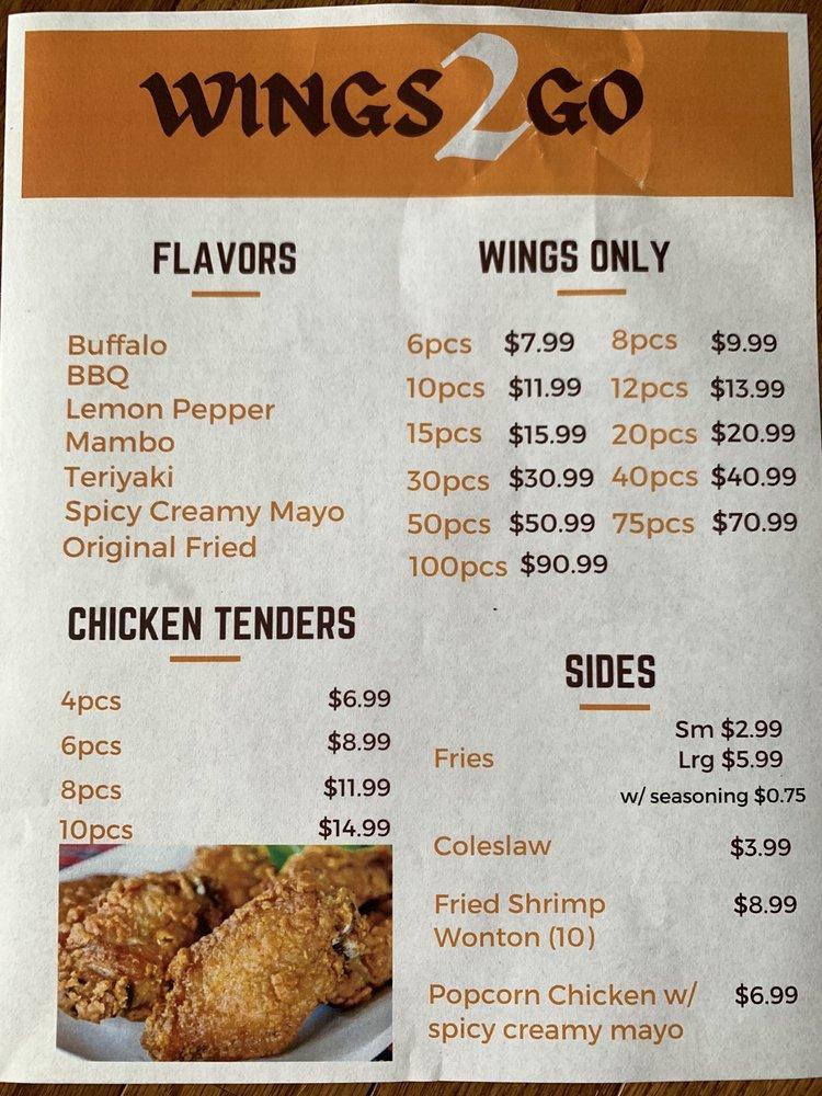 Menu at Easy Eats restaurant, Washington