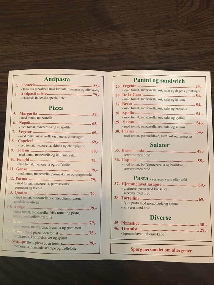 Menu at Qlub - Sandwiches & More restaurant, Copenhagen