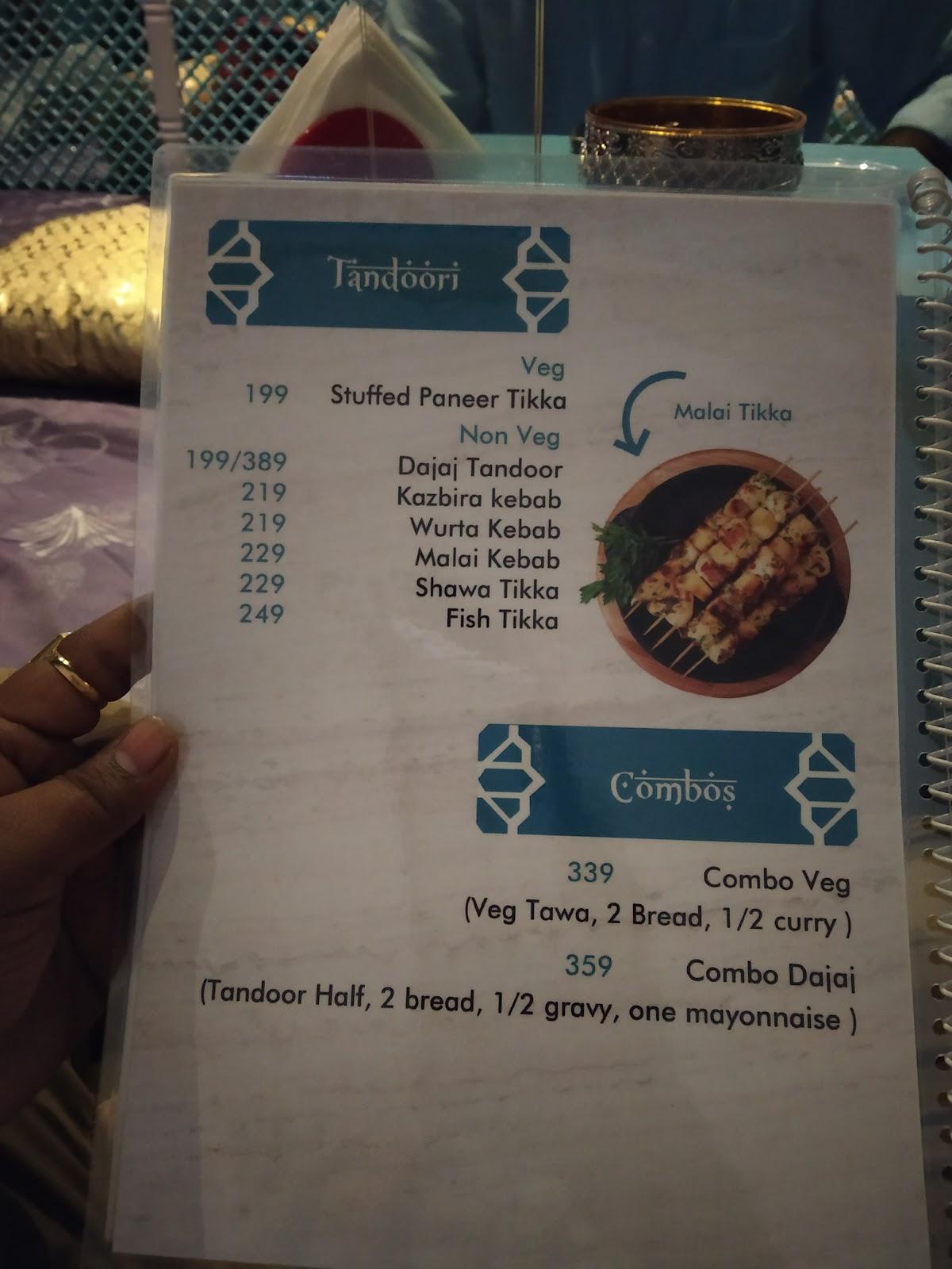 Menu at Barkas Arabian kitchens, Kakinada