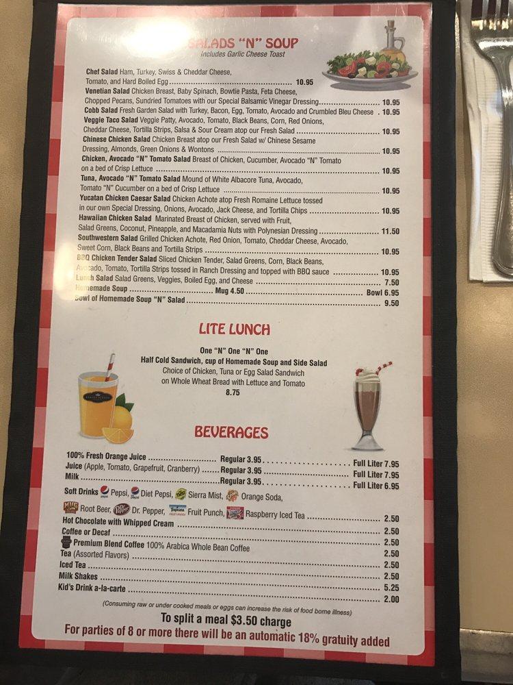 Menu at Mo's Egg House restaurant, Temecula