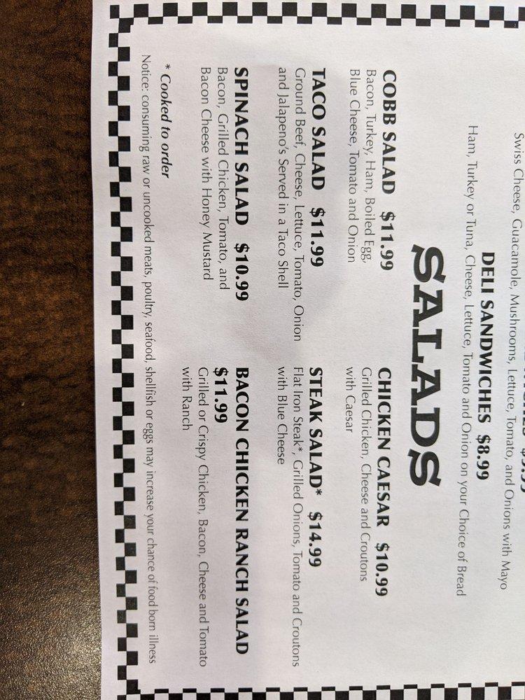 Menu at Ma and Pa's Family Diner restaurant, Yelm