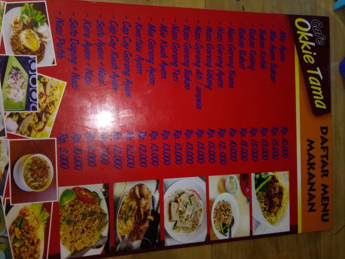 Menu at Mi Ayam Dan Bakso Gepeng Bu Bule restaurant, Ambarawa