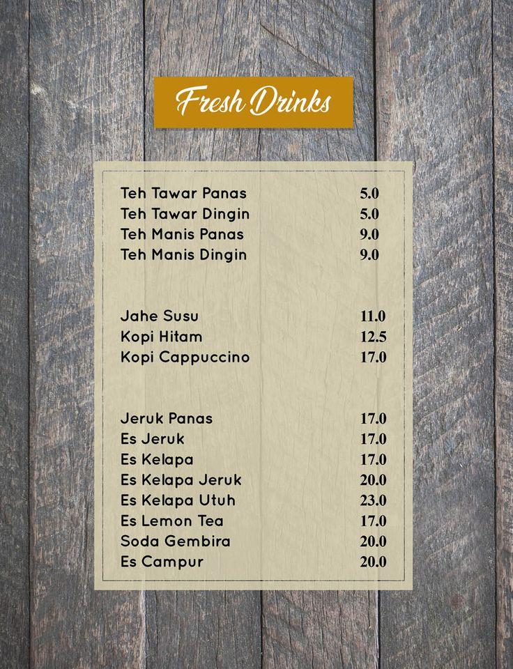 Menu at Padi Ijo Resto restaurant, Bekasi Regency, Jalan Raya Serang ...