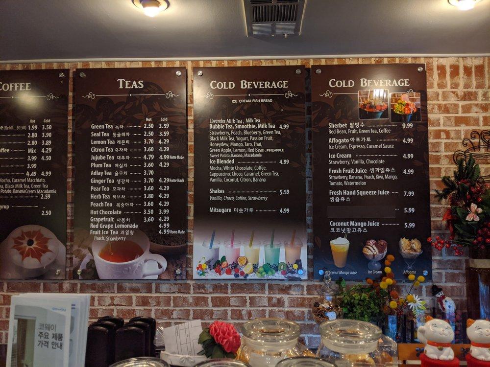 Menu at Vincent Bakery Cafe, Duluth, Peachtree Industrial Blvd #166