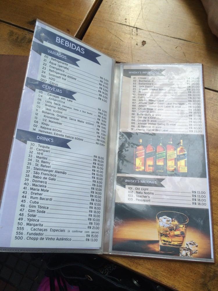 Menu em Cachaçaria Do Rancho pub & Bar, São Paulo, Pç Dom José Gaspar