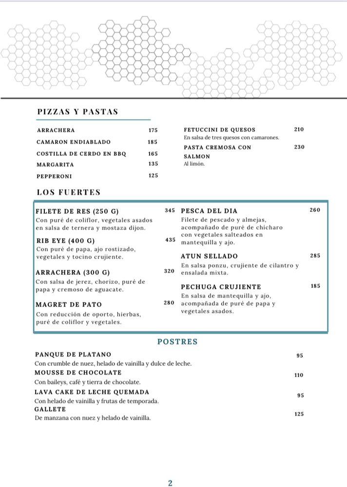 Carta del restaurante El Ciclo, Tecate, Blvd. Benito Juarez 633 Chavez