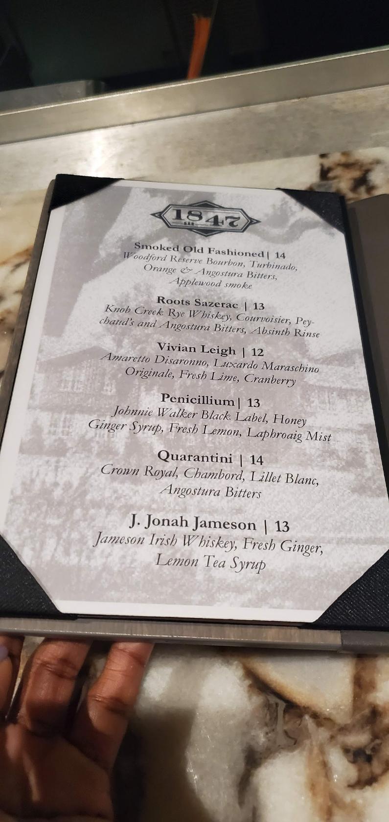 Menu at Southern Roots pub & bar, Fairhope