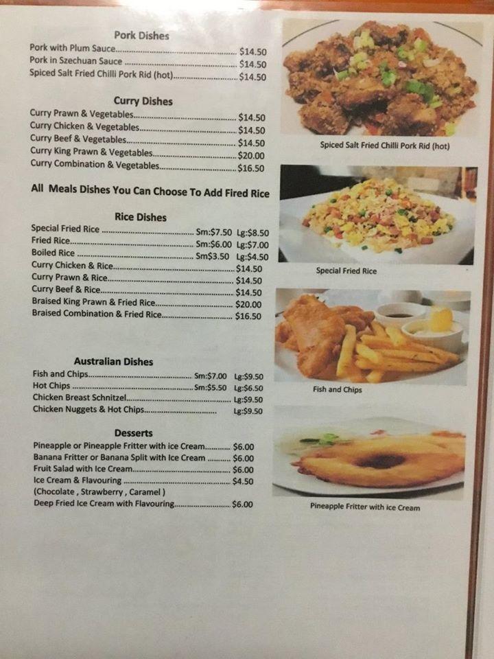 Menu at Imperial Hotel pub & bar, Inverell