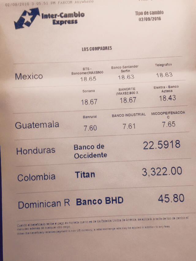 Menu at Los Compadres Mexican Store & Restaurant, Great Bend