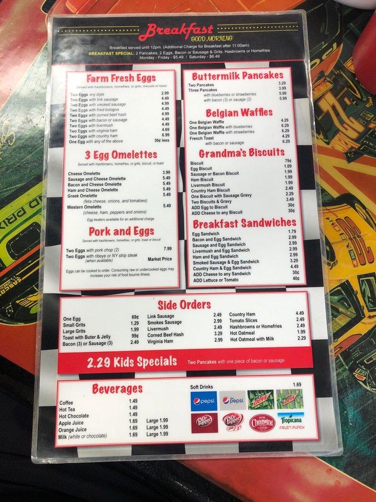 Menu at Louis' Grille restaurant, Harrisburg