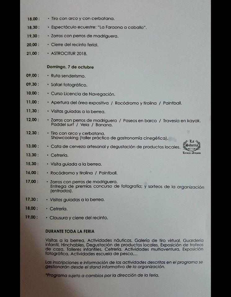 Menu at Cerveza La Siberia restaurant, Herrera del Duque
