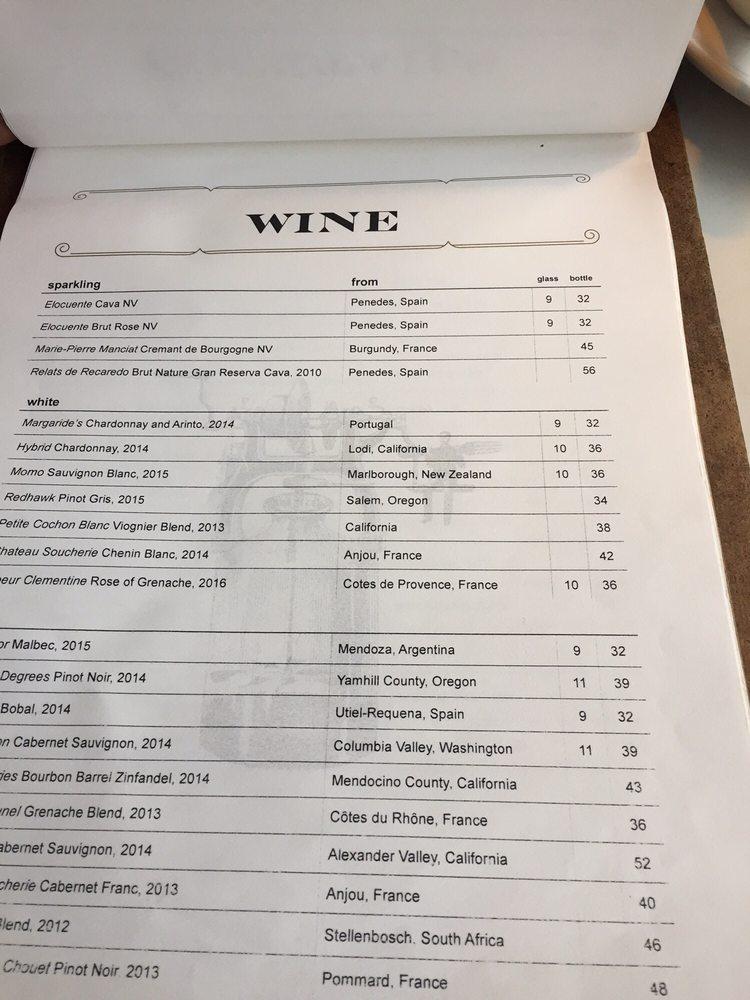 Menu at Small Batch Whiskey & Fare pub & bar, St. Louis