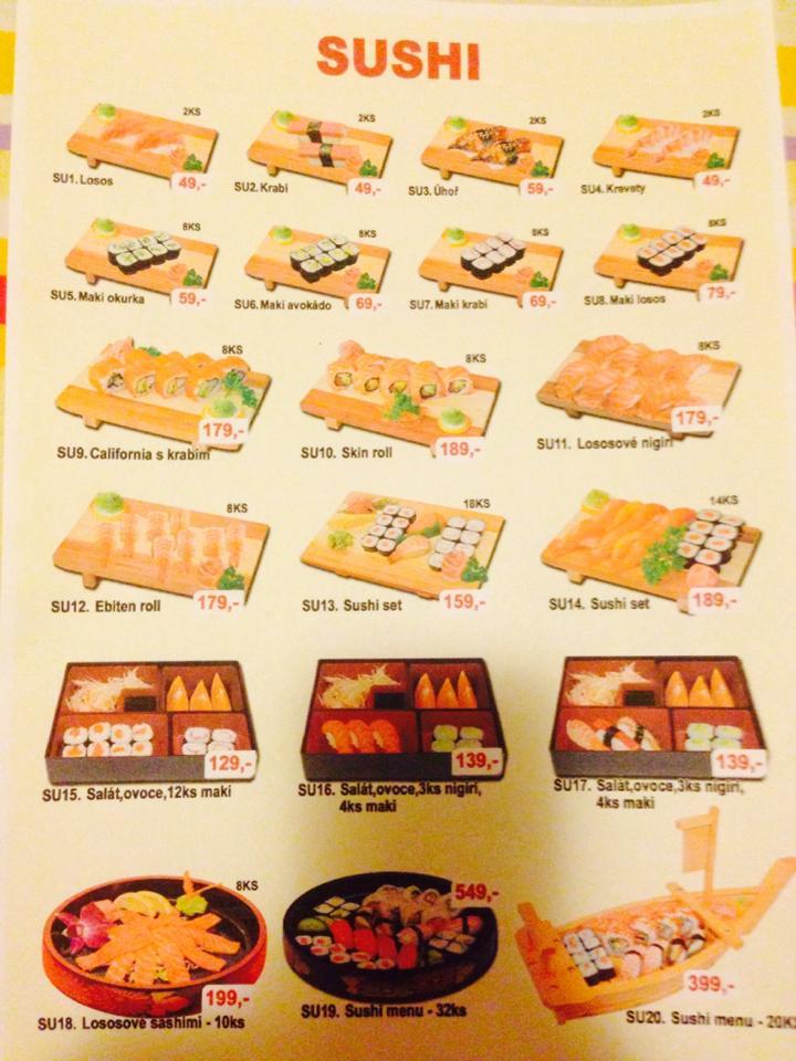 Menu at Hong Fu restaurant, Jicin