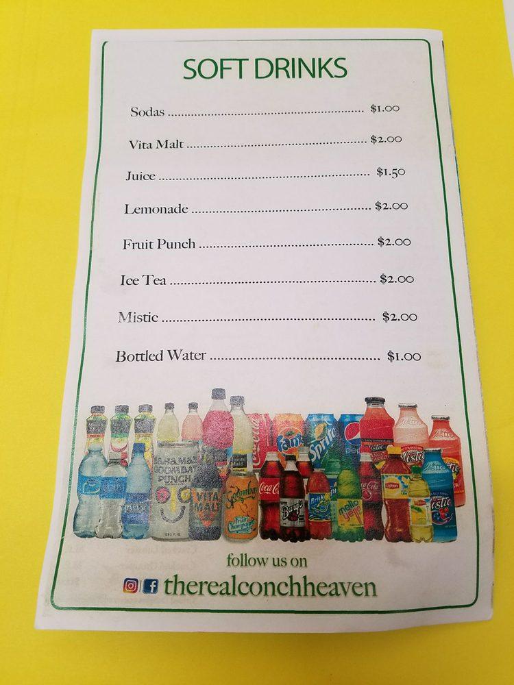 Menu at Conch Heaven desserts, Plantation, W Broward Blvd
