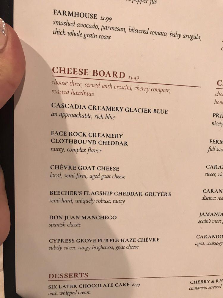 Menu at Le Grand Comptoir pub & bar, Seattle