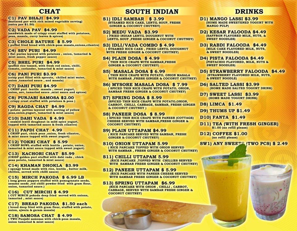 Menu at Parivar Spices & Food restaurant, Albany