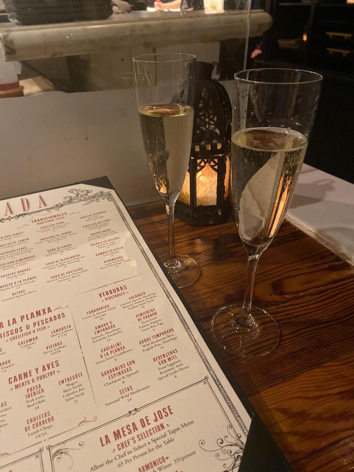Menu at Amada pub & bar, Philadelphia
