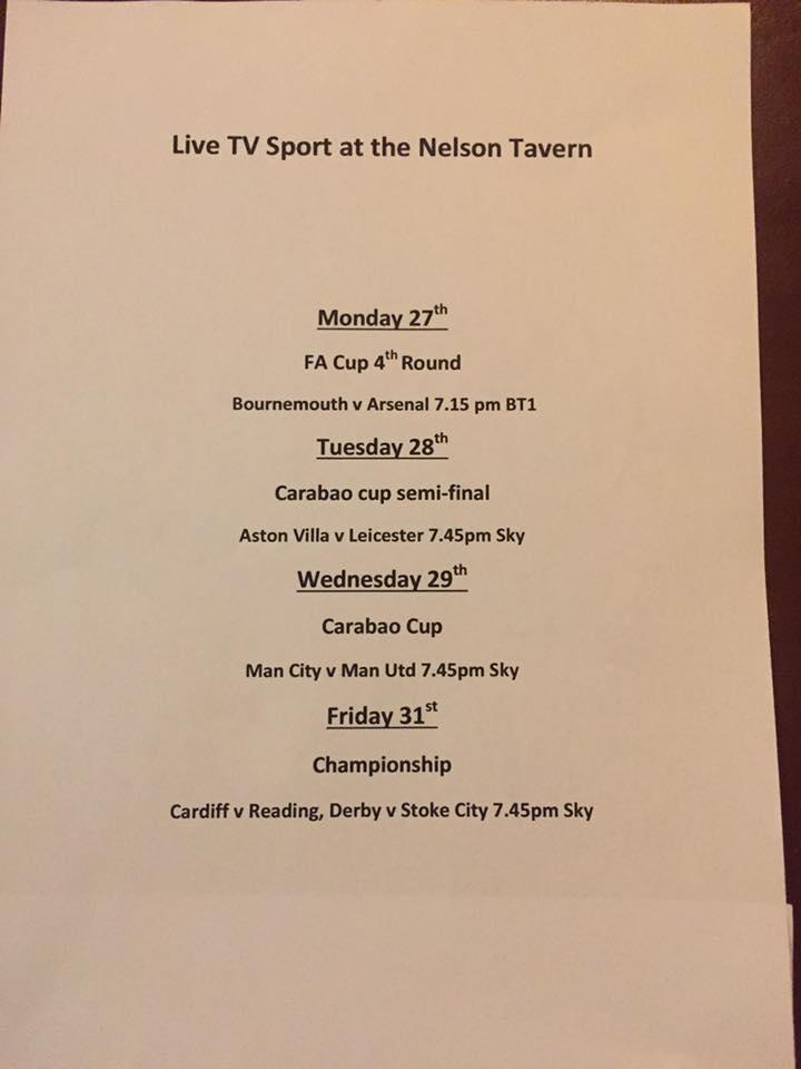 Menu at The Nelson pub & bar, Christchurch