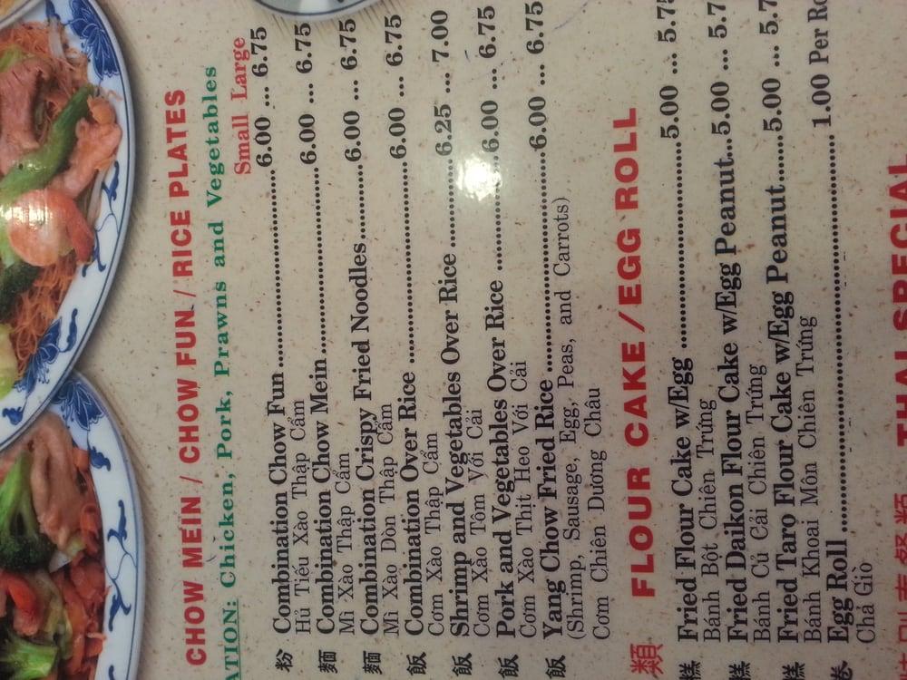 Carta del restaurante New Tung Kee Noodle House, San Jose