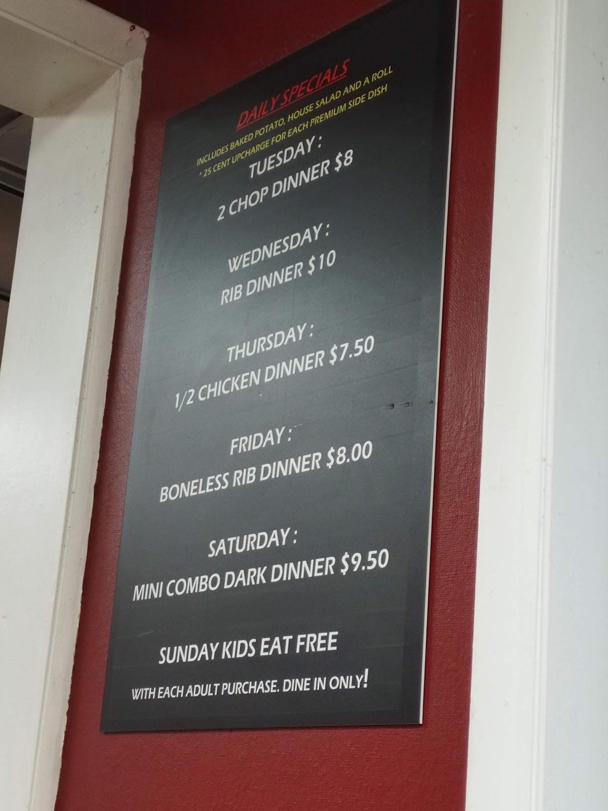Menu at Old Hickory Bar-B-Q Carryout, Dayton, 241 Woodman Dr
