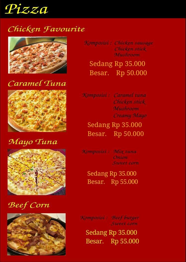 Menu at ef kitchen pizza dan pasta, Indonesia