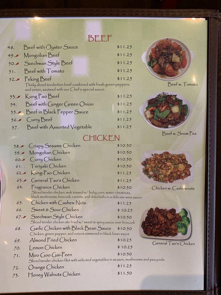 Menu at Noble Palace restaurant, Marysville