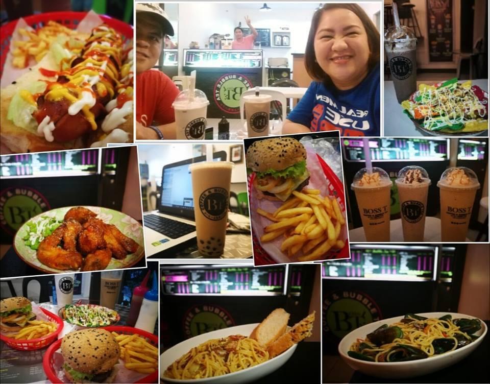 Menu at Boss T Coffee & Bubble Tea cafe, Quezon City