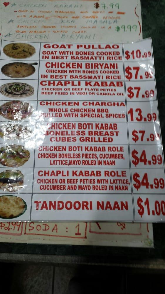 Menu at Khan BBQ & Grill, Houston, W Little York Rd