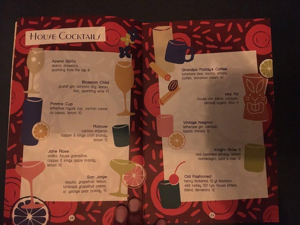 Menu at Red Rabbit Minneapolis pub & bar, Minneapolis