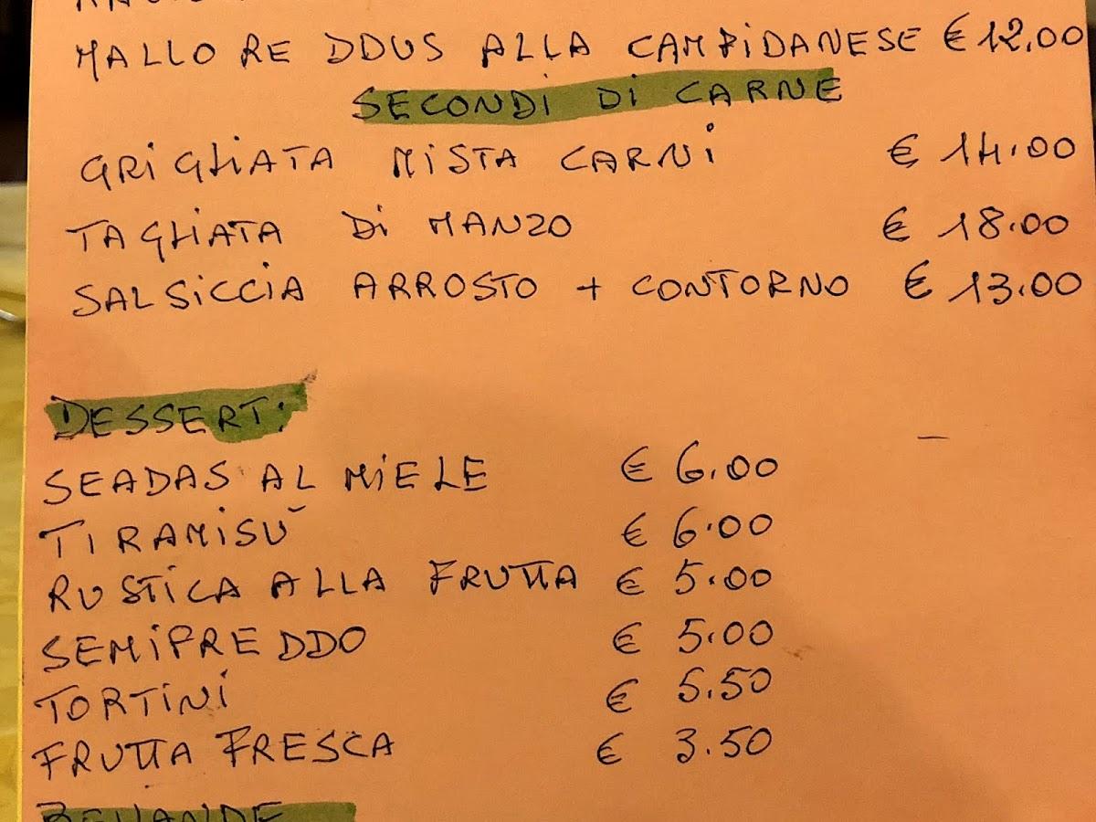 Menu at Rosticceria Da Cristina pizzeria, Taormina, Via Strabone