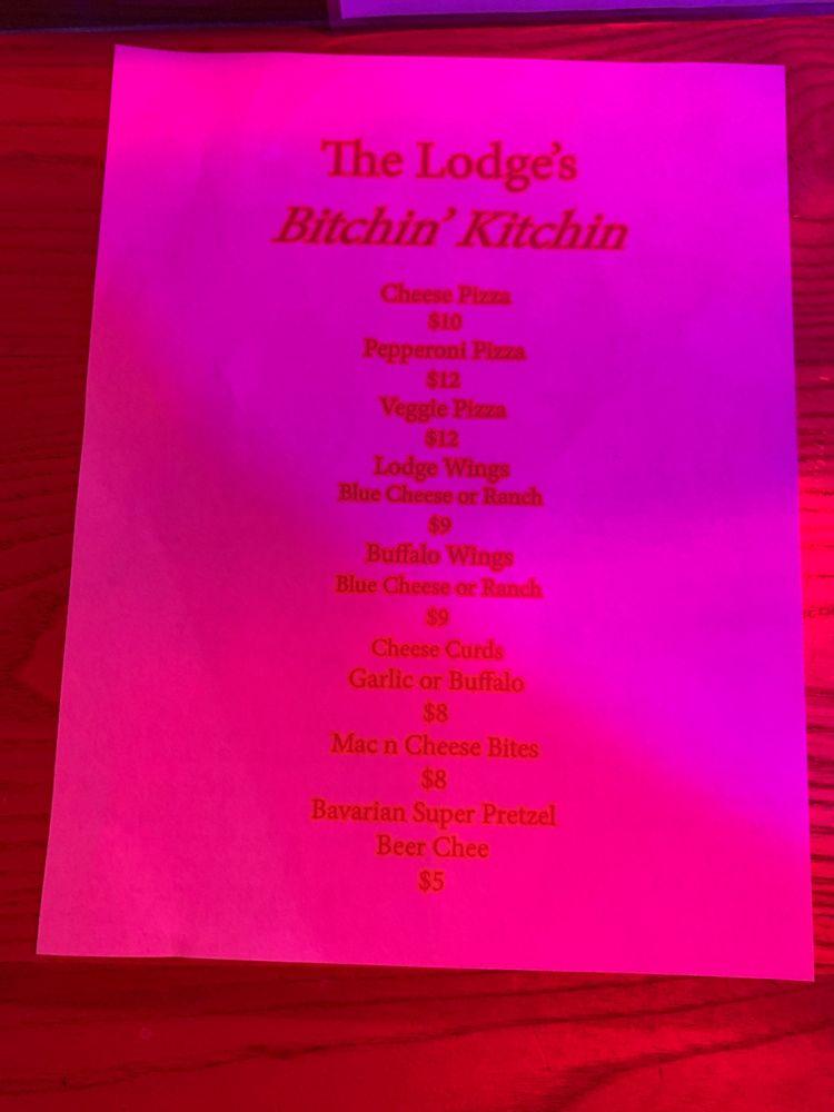 Menu at The Lodge pub & bar, Orlando