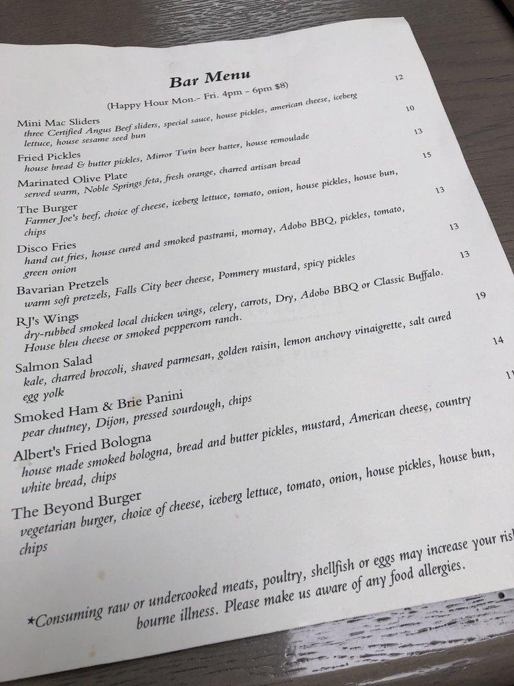 Menu at Epping's on Eastside pub & bar, Lexington