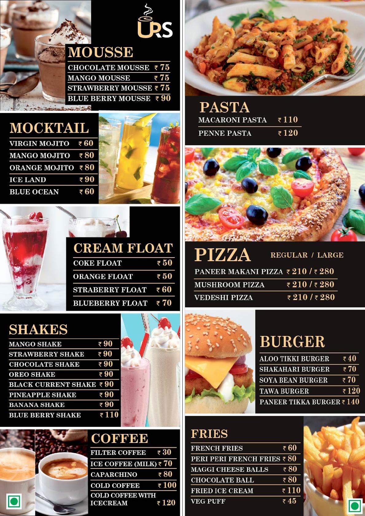 Menu at URS Cafe boisar, Boisar