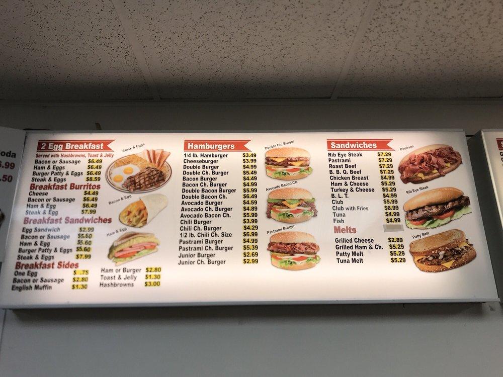 Menu at Imperial Burgers restaurant, La Habra