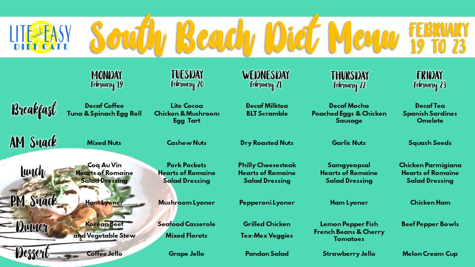 Menu at Lite and Easy Diet Cafe, Quezon City