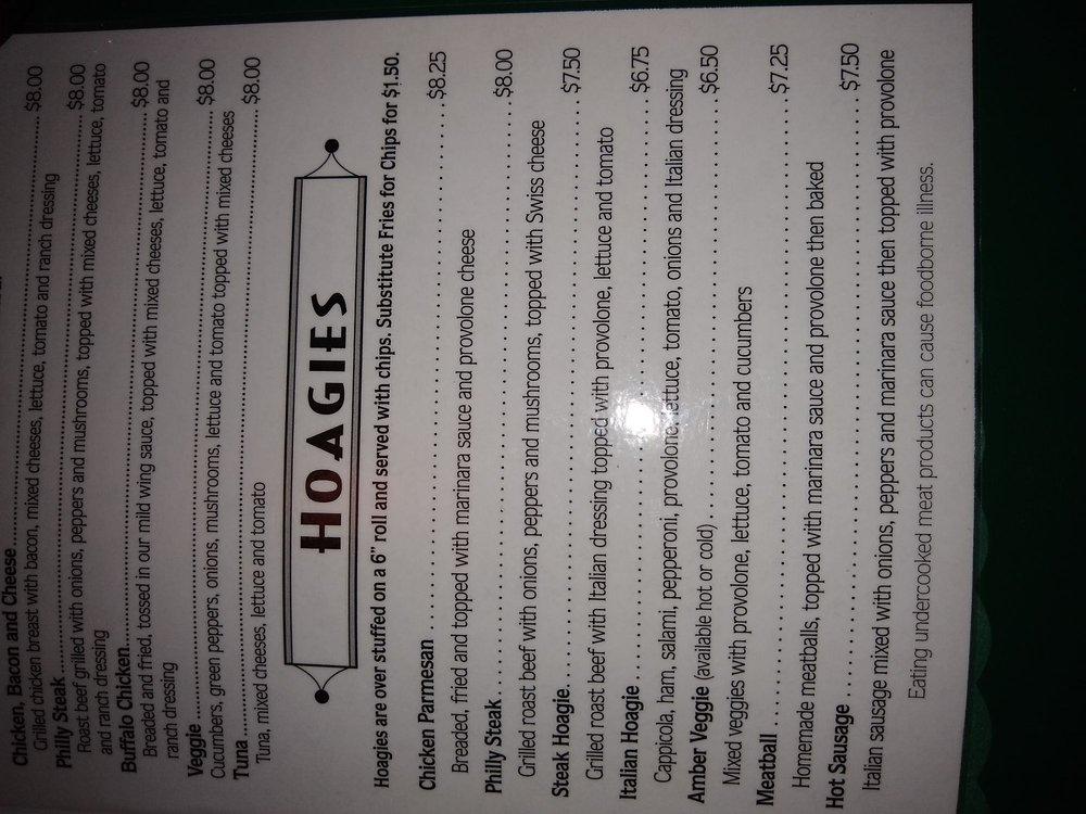 Menu at Blinky's Noble Grill & Bar, Pittsburgh