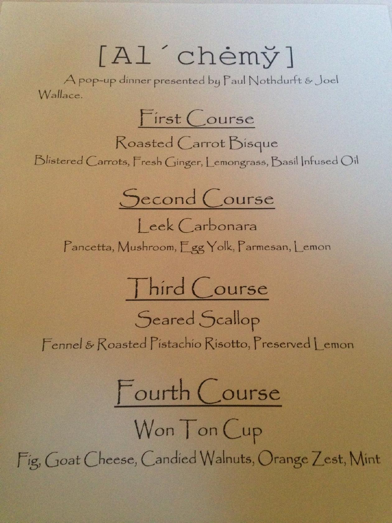 Menu at K Restaurant, Sioux Falls